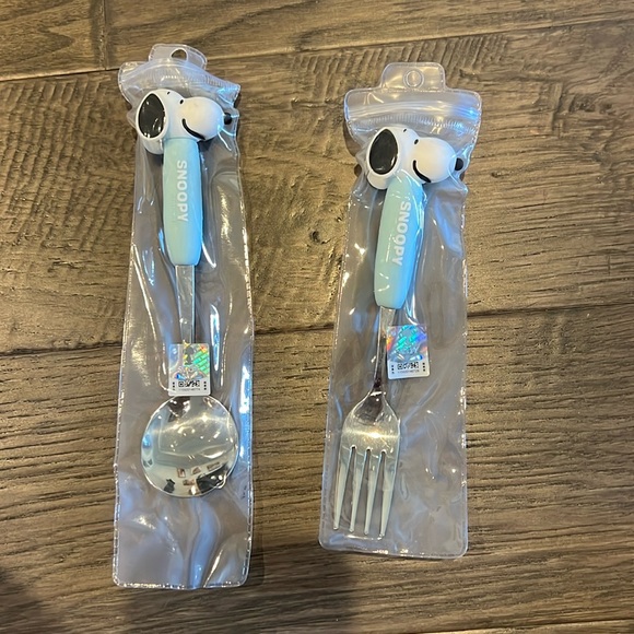 Kitchen | Peanuts Snoopy Fork And Spoon Nwt | Poshmark